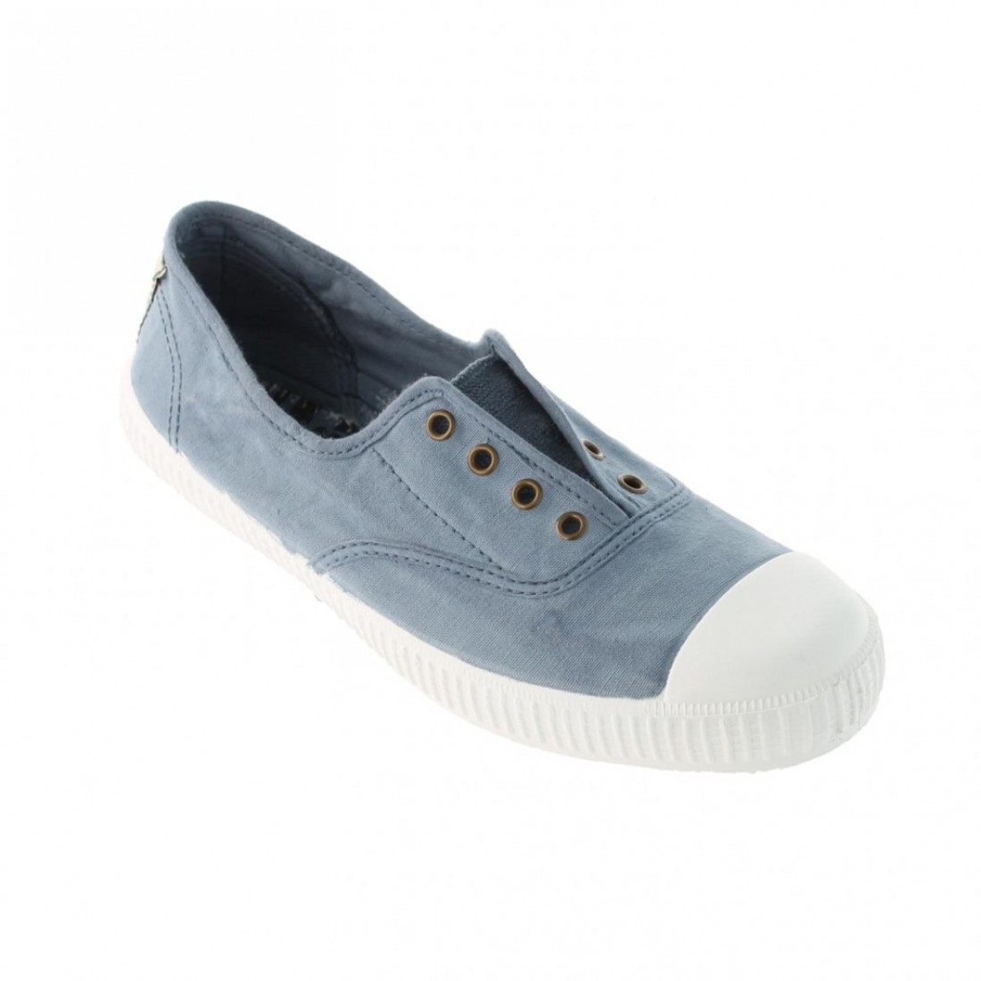 Dora - Azul - Dora Plimsolls | Victoria Slip On & Lace Up Plimsolls