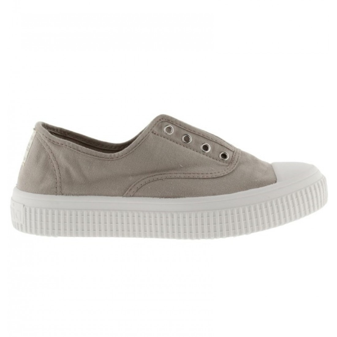 Alba - Beige - Slip On Plimsolls - Dora Plimsolls | Victoria Slip On ...